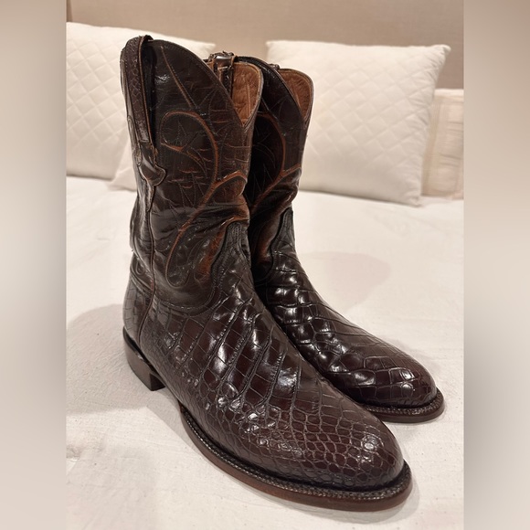 Lucchese | Shoes | Mens Lucchese American Alligator Boots Belly Bias ...